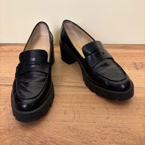 Coach | Shoes | Coach Womens Cora Loafer Pump Size 8 Black Leather ...